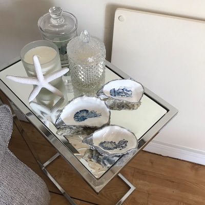 Decorated Oyster Shells - Etsy