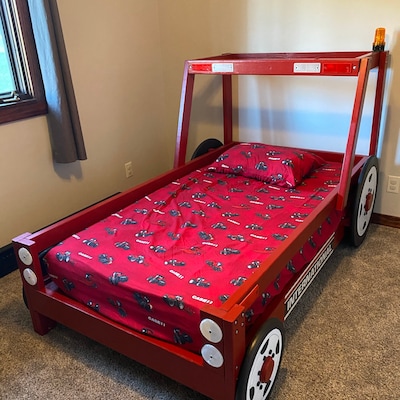 Tractor Theme Bed Plan/twin Bed Plan/farm Theme Bed Plan/kids Bed Plan ...