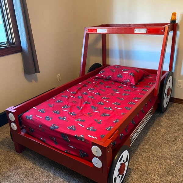 Tractor Theme Bed Plan/twin Bed Plan/farm Theme Bed Plan/kids Bed Plan ...