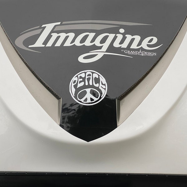 Peace Sign Vinyl Decal Car Window, Mirror, Bumper, Laptop, Yeti ...