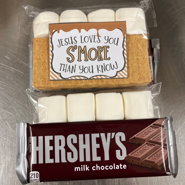 Jesus Loves You S'more Printable Tags - Sunday School (PDF) - Etsy