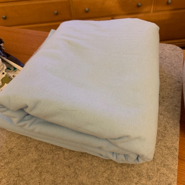 Solid Light Blue Flannel Fabric 100% Cotton BY THE 1/2 YARD - Etsy