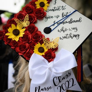 Add a Bow to Your Graduation Cap Topper | Etsy