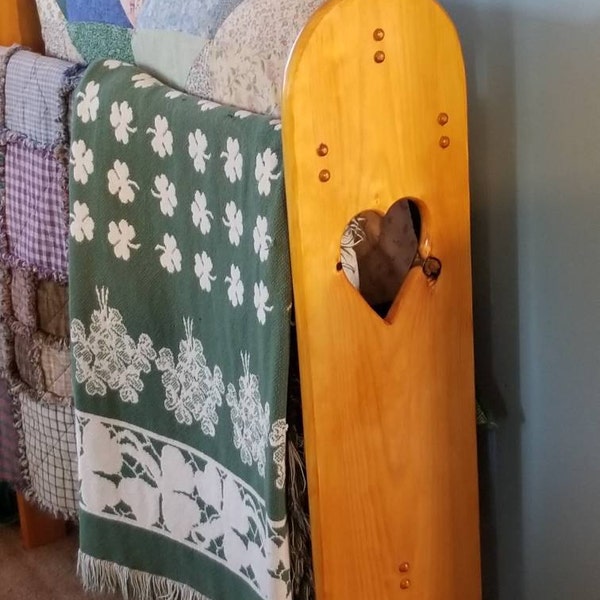 Hand Crafted Wooden Quilt Rack ~ Choose Your Wood Color Stain ...