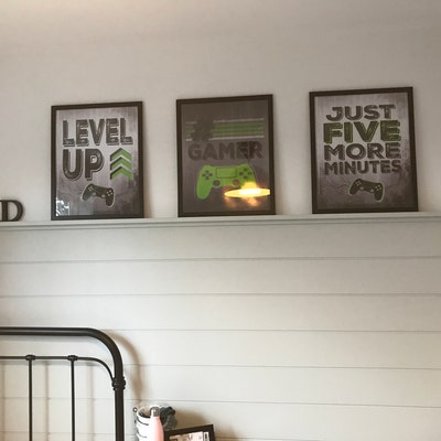 XBOX Decor Green and Teal Prints for Xbox Gamer, Teen Boy Bedroom or ...