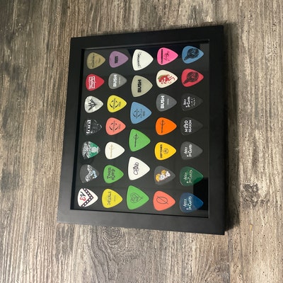 5 X 7 Guitar Pick Display Horizontal Frame - Etsy