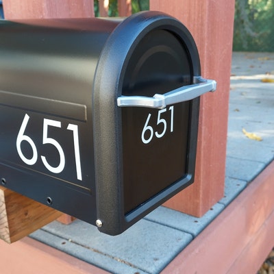 Reflective Mailbox Numbers, Reflective Mailbox Decals, Mailbox Decals ...