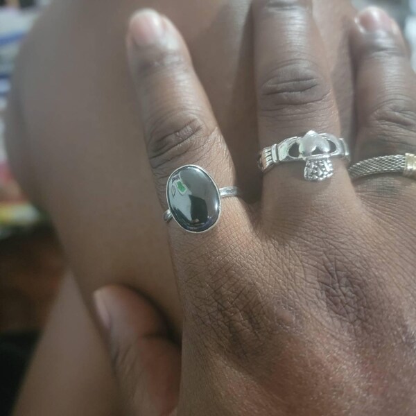 Picasso Imperial Jasper Ring, 925 Sterling Silver Ring, Statement Ring ...