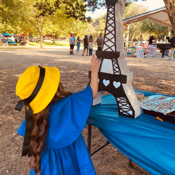 Black and White Eiffel Tower Pinata, Eiffel Tower Pinata, Eiffel Tower ...