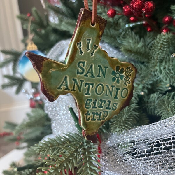 SOUL SISTER New Color Caribbean Blue... Handmade Ceramic Ornament by ...