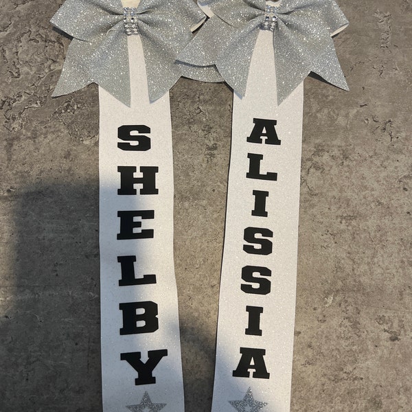 Pin Me Cheer Ribbon, Pin Me Comp Chain, Cheerleader Gift, Pin Me ...