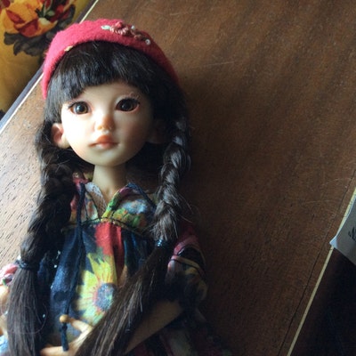 Fatiao BJD Dollfie Lati Yellow Pukifee 5-6 Doll Wig Dark Brown - Etsy