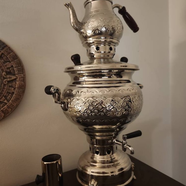 Handmade Copper Turkish Samovar, Semaver, Copper Semaver, Copper ...