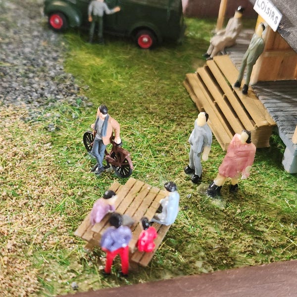 HO Scale Office Furniture for Model Train Layout - Etsy