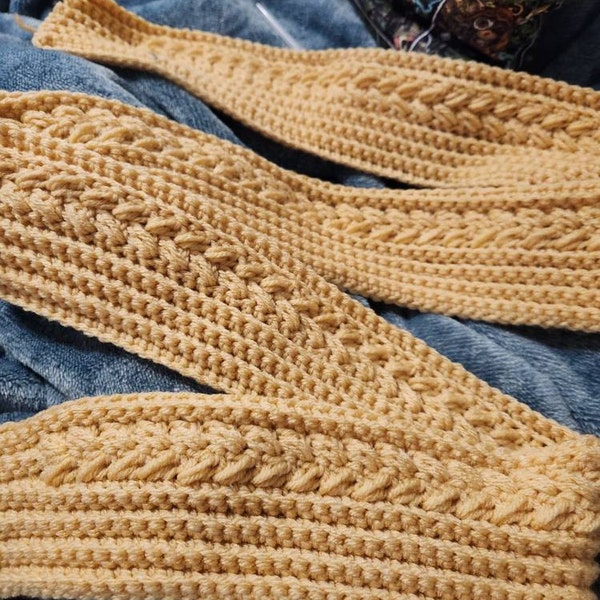 Cozy Braided Wheat Crochet Blanket Pattern | Worsted Throw PDF ...