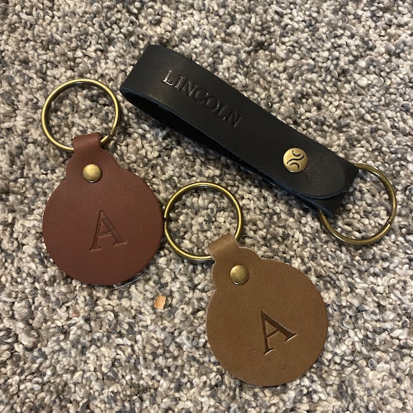 Circle Key Chain. Key Fob. Key Chains. Monogram Keychain Keychain ...