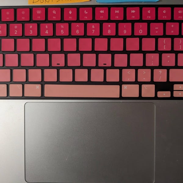 Notebook Keyboard Stickers Laptop Keyboard Cover Vinyl MacBook Keyboard ...