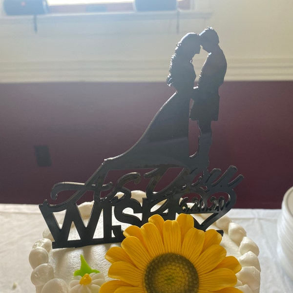 As You Wish With Date Heart Princess Bride Wedding Cake Topper - Etsy