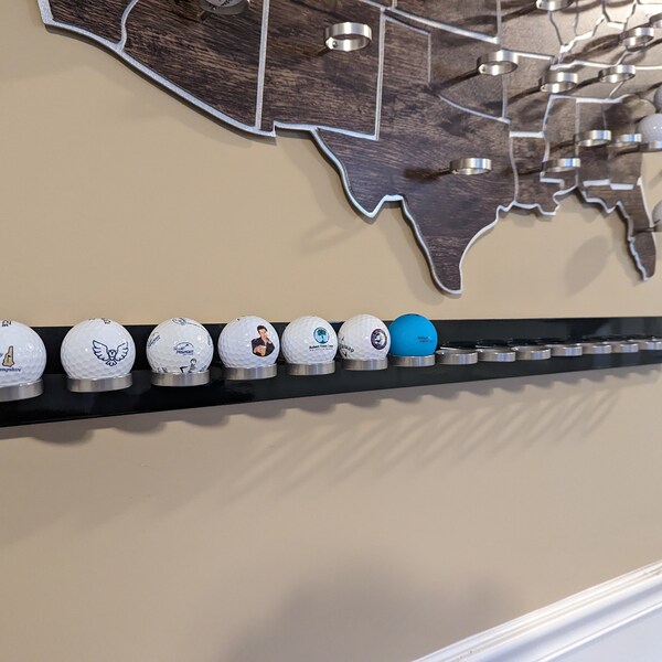Handcrafted Golf Ball Displays - Show off Your Collections in Style - Etsy