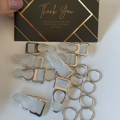 12mm 1/2 Gold Metal Suspender Clips Garter Clips for - Etsy UK