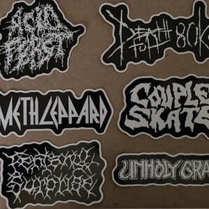 Alternative Hip-hop / Rock Band Sticker Pack (10 Stickers) Vinyl Decals ...