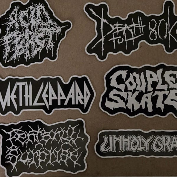 90's Alternative Sticker Pack (10 Stickers) SET 7 Vinyl Decals Grunge ...