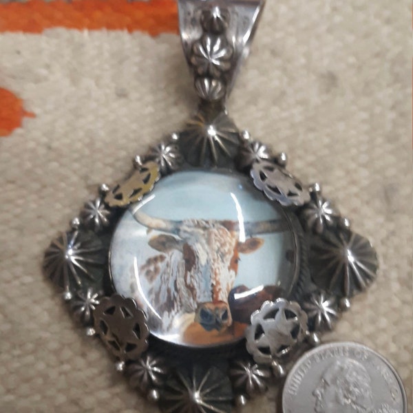 3 " Sterling Silver Natural Blue Kingman Slab Turquoise Belt Buckle by ...