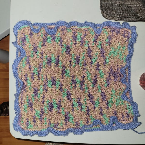 Baby Sprout - the Ruffled-edge Baby Blanket Crochet Pattern | Crochet ...