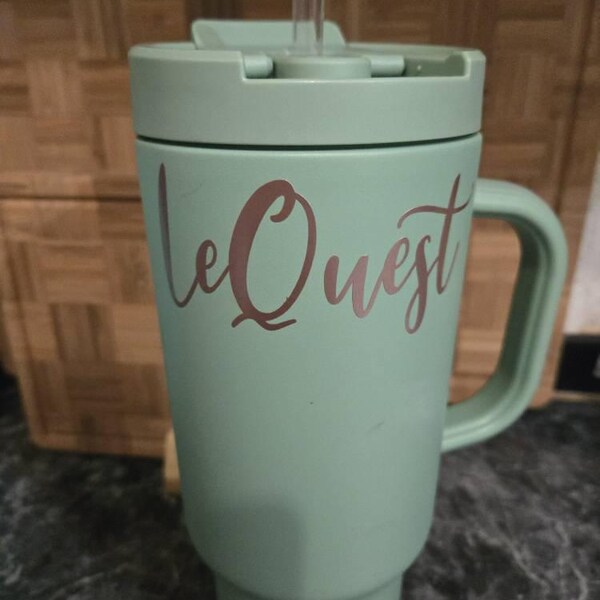 Custom Cursive Name Stickers | Water Bottle Sticker | Laptop Sticker ...