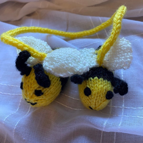 Honey Bee Knitting Pattern, Knit Bumble Bee Diy Tutorial for Bee Baby ...
