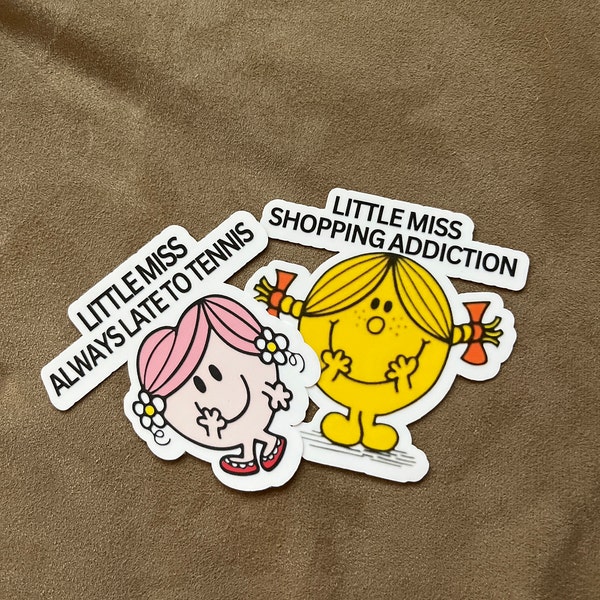 Little Miss Bossy, Mr.men, Meme Sticker, Decal Sticker, Funny Stickers ...