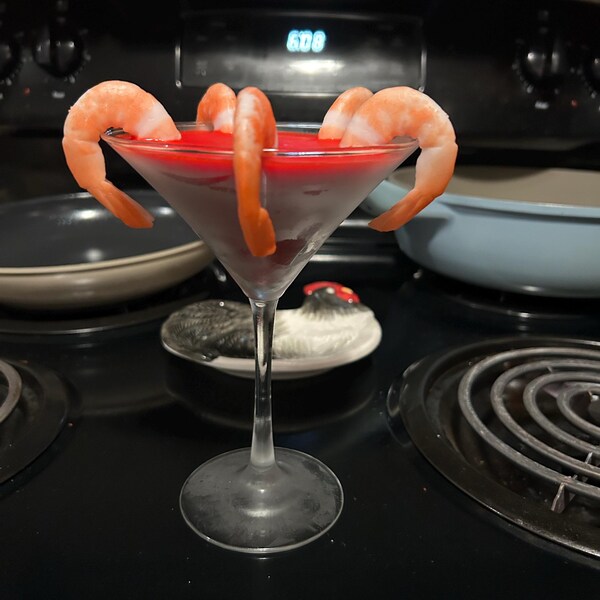 Shrimp Cocktail Ring Dish/fake Food/food Decor/dopamine Decor/pop Art ...