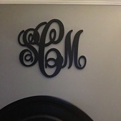 Wood Monogram Wall Decor, PAINTED Monogram,all Sizes, Home Decor ...