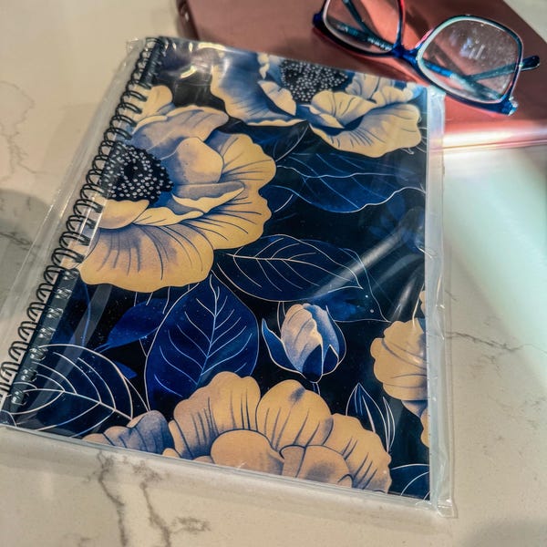 Boho Sun Notebook 6x8 Notebook Boho Notebook Spiral Bound Notebook Boho ...