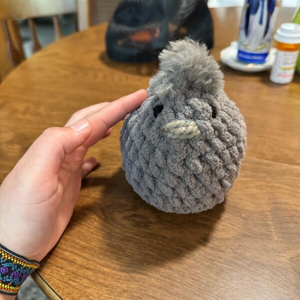 Silkie Chicken, Crochet Hatching Chicken, Baby Chicken in Shell, Easter ...