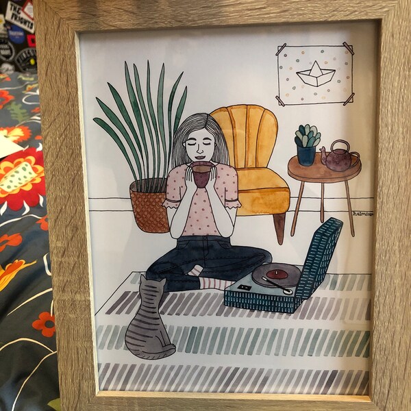 Self Love Poster, Body Positive Art, Love Yourself Print, Body ...