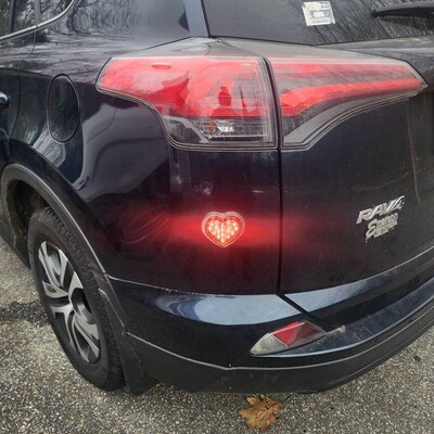 Heart Shaped Side Marker/indicator for Cars Pink - Etsy