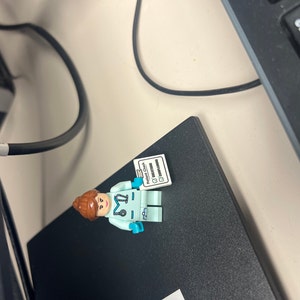 Math Teacher Minifigure Professor With Chalkboard - Etsy