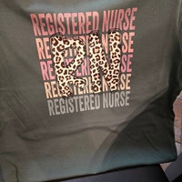 Registered Nurse Heat Transfer Design, Ready-to-press Nursing Emblem ...