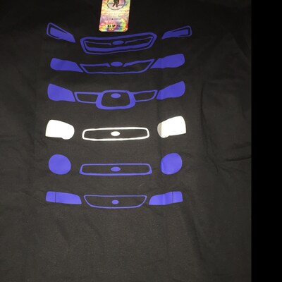 Custom Colors Subie Front Ends Headlights T-shirt - Etsy