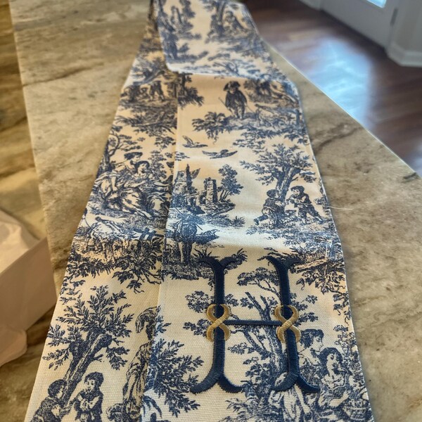 Personalized Taupe Toile Thanksgiving Wreath Sash, Custom Monogram ...