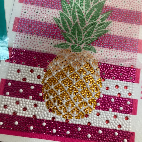 Pineapple Diamond Art Kit - Etsy