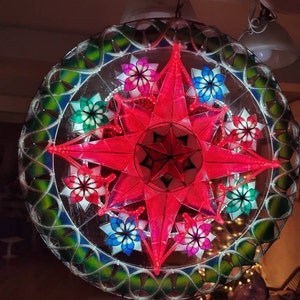 Blue Traditional Bamboo Parol Philippine Christmas Lantern - Etsy