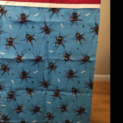 Blue Ninja Fabric Ninja by Edward Elementary Kids Ninja Warrior ...