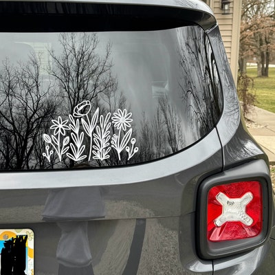 Wildflower Decal for Car Wildflower Sticker for Laptop Wildflower Car ...