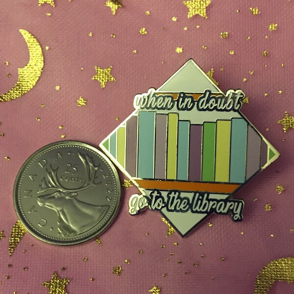 Book Enamel Pin - Book Pin, Book Lover Gift, Bookworm, Reading Pin ...