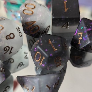 Shadowy Forest Dnd Dice Set, Polyhedral Dice, D&D Dice, Dungeons and ...