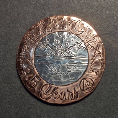 30 Days Sober, 60 Days, 90 Days Sobriety Token, Sobriety Coin ...