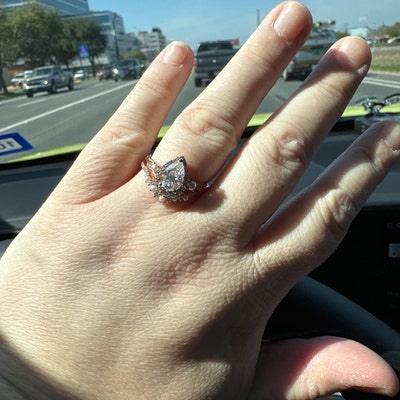 Rose Gold Engagement Ring Setting Custom Semi Mount Infinity Diamond ...