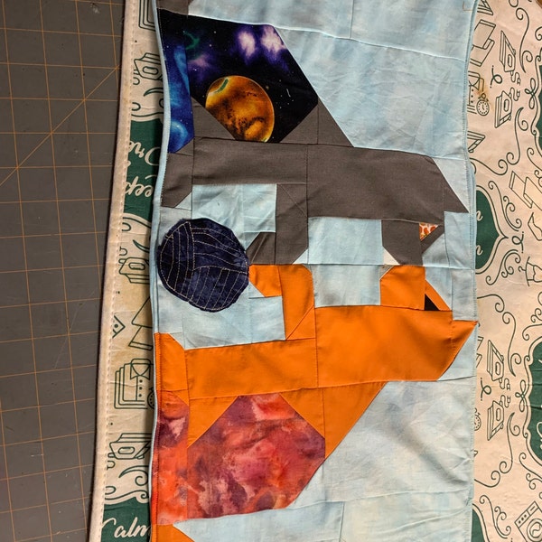 Cat Quilt Block Pattern: Machine Pieced Kitty (PDF Download) - Etsy